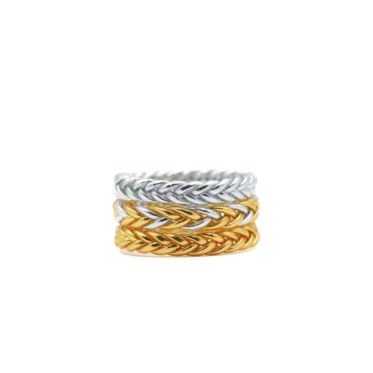 MIX & MATCH GOLD SILVER BRAID – Manika USA